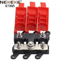 China 200A Marine Fuse Box with Dustproof Cover and Copper Alloy Bolt Fuse Holder for Battery Protection for sale