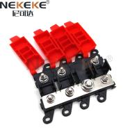 China 200A 3-Way Marine Fuse Box Copper Alloy Fuse Holder for Power Distribution for sale