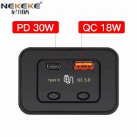 China Fast Charging QC3.0 + PD3.0 Marine Power Socket Waterproof and Dustproof for 12V/24V Cars and Boats for sale