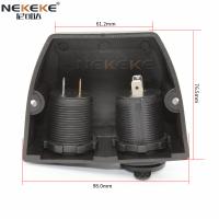 China 12V-24V Marine Power Socket with Dual USB Ports and IP68 Waterproof Rating for Boats and Cars for sale