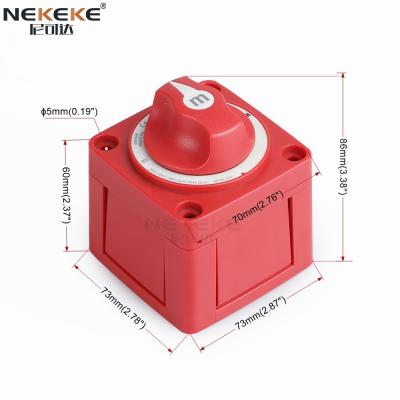 China 300A Continuous Current Ignition Protected IP66 Waterproof Marine Battery Isolator Switch Dual Circuit for sale