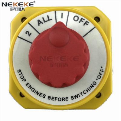 China Waterproof Marine Isolator Switch with 250A Continuous Rating and Copper Material for Reliable Battery Disconnect for sale