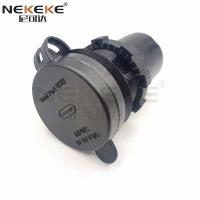 China 60W PD Type C 3 Port Fast Car Charger Socket With Dual 2.4A USB Ports 12V 24V Marine And Vehicle Use for sale