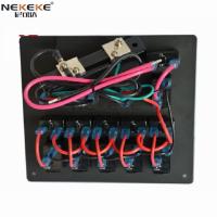 China DC Main Control Panel With Digital Voltage Current Display Dual USB Charger For Marine Boat RV for sale
