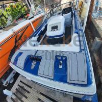 China Self-Adhesive Faux Teak EVA Marine Decking Boat Floor Mat with 6mm Thickness for sale