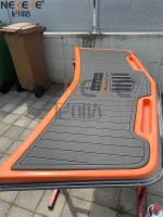 China Self Adhesive Faux Teak Boat Floor Mat with 6mm Thickness EVA Foam Deck Pad for sale
