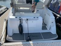 China Marine EVA Flooring For 2000 Bayliner 2855 Swim Platform Cockpit Pad EVA Foam Faux Teak Deck Floor Mat Seadek Gatorstep Style Self Adhesive for sale
