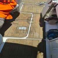 China 6mm Thick UV Proof Self-Adhesive Marine EVA Flooring Boat Deck Pad for 2004 Four Winns 248 Vista for sale