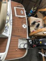 China 6mm Thick UV Proof Self-Adhesive Marine EVA Flooring Boat Deck Pad for 2004 Four Winns 248 Vista for sale