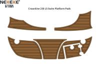 China 6mm Thick Self Adhesive UV Resistant Marine EVA Flooring for 2008 Crownline 230 LS Boat Swim Platform Mat for sale