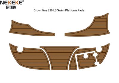 China 6mm Thick Self Adhesive UV Resistant Marine EVA Flooring for 2008 Crownline 230 LS Boat Swim Platform Mat for sale