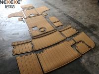 China 6mm Thickness UV Resistant Self Adhesive Marine EVA Flooring Faux Teak Boat Deck Mat for sale