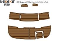 China Self Adhesive 6mm Thickness UV Resistant Marine EVA Flooring Faux Teak Boat Deck Mat for sale