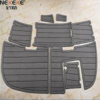 China Self Adhesive 6mm Thickness UV Resistant Marine EVA Flooring Faux Teak Boat Deck Mat for sale
