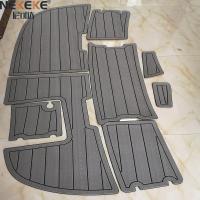 China Self Adhesive 6mm Thickness UV Resistant Marine EVA Flooring Faux Teak Boat Deck Mat for sale