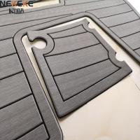 China Self Adhesive 6mm Thickness UV Resistant Marine EVA Flooring Faux Teak Boat Deck Mat for sale