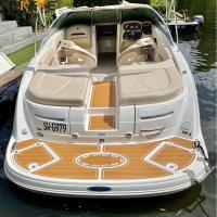 China Self-Adhesive 6mm Thickness UV Resistant Marine EVA Flooring Boat Deck Mat for 2008 Chaparral 236 SSI for sale