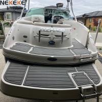 China 6mm Thickness UV Resistant Self Adhesive Marine EVA Flooring Faux Teak Boat Deck Mat for sale