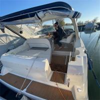 China Marine EVA Flooring For 1999 Bayliner 2855 Self Adhesive Faux Teak Swim Platform & Cockpit Boat Deck Mat for sale