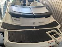 China Marine EVA Flooring for 2008-2012 Sea Ray 185 Sport Self Adhesive Faux Teak Swim Platform Boat Deck Mat for sale
