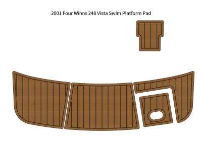 China Marine EVA Flooring For 2001 Four Winns 248 Vista Swim Platform Pad for sale