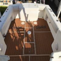 China Marine EVA Flooring Boat Deck Mat with Anti-Slip UV Proof 6mm Thickness and Self-Adhesive Peel & Stick for sale