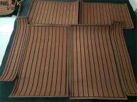 China Marine EVA Flooring Boat Deck Mat with Anti-Slip UV Proof 6mm Thickness and Self-Adhesive Peel & Stick for sale