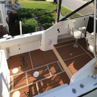 China Marine EVA Flooring Boat Deck Mat with Anti-Slip UV Proof 6mm Thickness and Self-Adhesive Peel & Stick for sale