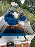 China 6mm Thick Self-Adhesive Faux Teak Marine EVA Flooring Boat Deck Mat for 2003 Bayliner 245 SB for sale