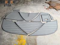 China 6mm Thick Self-Adhesive Faux Teak Marine EVA Flooring Boat Deck Mat for 2009 Bayliner 205 BR Swim Platform for sale