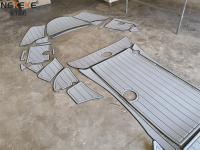 China Self-Adhesive 6mm Thick Faux Teak Marine EVA Flooring for Boat Deck Mat and Swim Platform for sale