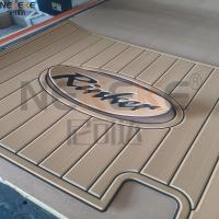 China Self-Adhesive 6mm Thickness Faux Teak Marine EVA Flooring Boat Deck Mat for 2003 Rinker 342 for sale