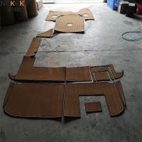 China Self Adhesive 6mm Thick UV Resistant Marine EVA Flooring Faux Teak Boat Deck Mat for sale