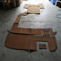 China Self Adhesive 6mm Thick UV Resistant Marine EVA Flooring Faux Teak Boat Deck Mat for sale