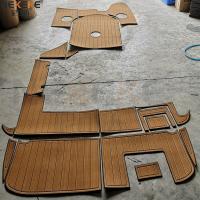 China Self Adhesive 6mm Thick UV Resistant Marine EVA Flooring Faux Teak Boat Deck Mat for sale