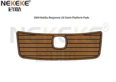 China 6mm Thick Self Adhesive Faux Teak Marine EVA Flooring Boat Deck Mat for 2004 Malibu Response LXI for sale