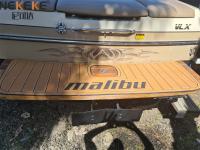 China Self Adhesive 6mm Thick Faux Teak Marine EVA Flooring Boat Deck Mat for 2005 Malibu 21 VLX for sale