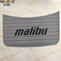 China Self Adhesive 6mm Thick Faux Teak Marine EVA Flooring Boat Deck Mat for 2005 Malibu 21 VLX for sale