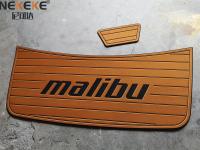 China Self Adhesive 6mm Thick Faux Teak Marine EVA Flooring Boat Deck Mat for 2005 Malibu 21 VLX for sale