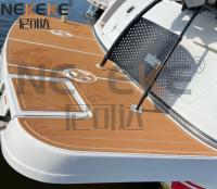 China Self Adhesive 6mm Thick UV Resistant Marine EVA Flooring Faux Teak Boat Deck Mat for 2000 Four Winns 298 Vista for sale