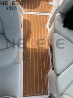 China Self Adhesive 6mm Thick UV Resistant Marine EVA Flooring Faux Teak Boat Deck Mat for 2000 Four Winns 298 Vista for sale