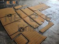 China Self Adhesive 6mm Thick UV Resistant Marine EVA Flooring Faux Teak Boat Deck Mat for 2000 Four Winns 298 Vista for sale