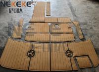 China Self Adhesive 6mm Thick UV Resistant Marine EVA Flooring Faux Teak Boat Deck Mat for 2000 Four Winns 298 Vista for sale