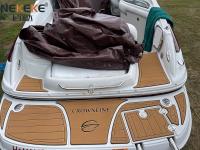 China 6mm Thickness UV Resistant Self-Adhesive Marine EVA Flooring Faux Teak Boat Deck Mat for 2007 Crownline 240EX for sale