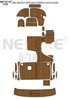 China 6mm Thickness Self-Adhesive Marine EVA Flooring with Faux Teak Styling for Boat Deck Mat and Swim Platform Pad for sale