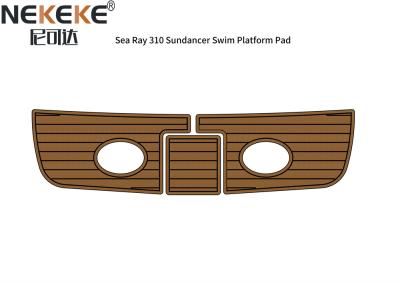 China 6mm Thickness UV Resistant Self-Adhesive Marine EVA Flooring for Sea Ray 310 Sundancer Boat Deck Mat for sale