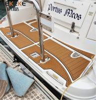 China 6mm Thickness UV Resistant Self-Adhesive Marine EVA Flooring for Sea Ray 310 Sundancer Boat Deck Mat for sale
