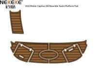 China 6mm Thickness Self-Adhesive Faux Teak Marine EVA Flooring Boat Deck Mat for Swim Platform for sale