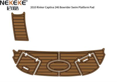 China 6mm Thickness Self-Adhesive Faux Teak Marine EVA Flooring Boat Deck Mat for Swim Platform for sale