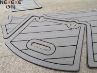 China 6mm Thickness Self-Adhesive Faux Teak Marine EVA Flooring Boat Deck Mat for Swim Platform for sale